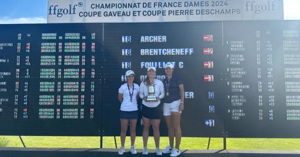 Championnat de France individuel dames : Archer s'offre la Gaveau | FFGolf